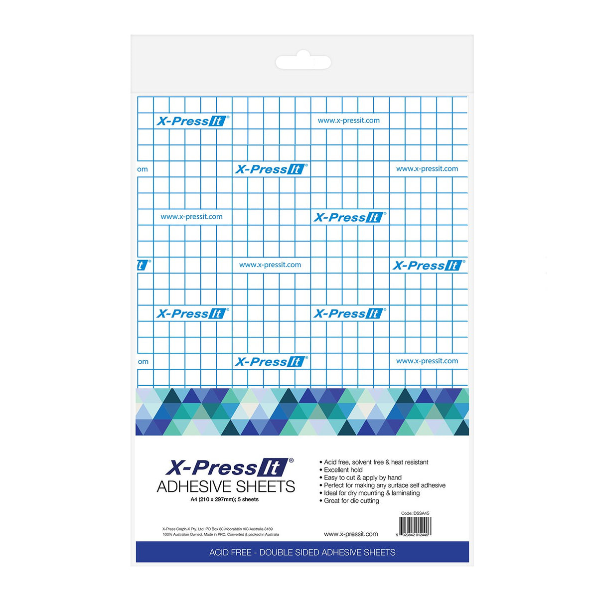 X-Press It Double Sided Tape Sheets A4 (5 Sheet Pack) – X-Press It ...